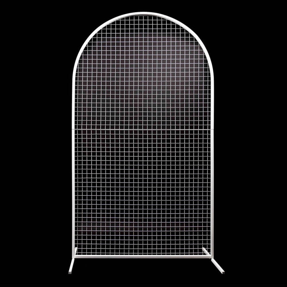 White Arch Mesh Backdrop Hire | Party Hire Sydney